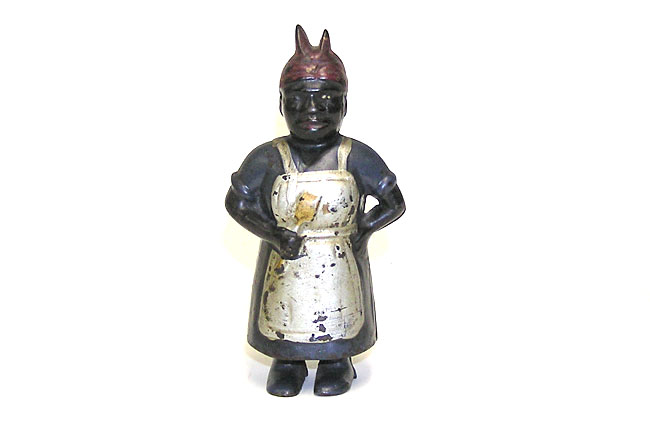 AC Williams Cast Iron Mammy w/ Spoon Bank