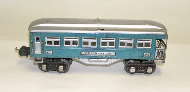 Set of Lionel Passenger Cars No. 600, 601, 602 - NIce!